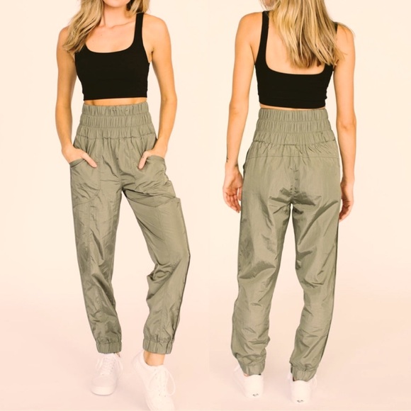 Free People | Pants & Jumpsuits | Free People The Way Home Joggers Sage ...